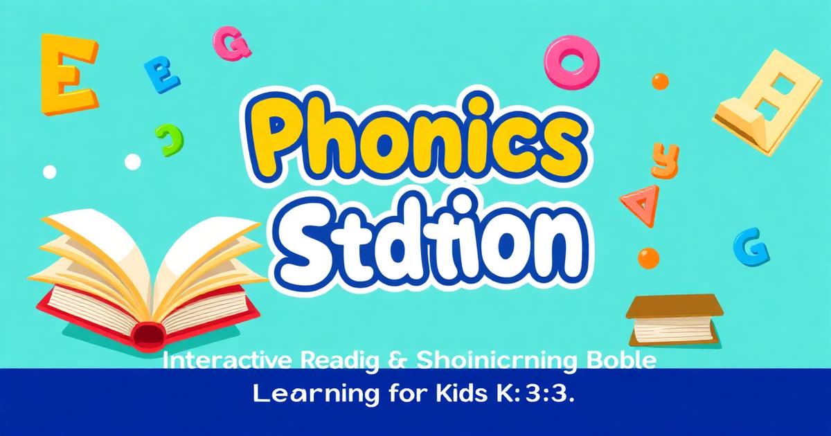 Phonics Station - Interactive Reading & Phonics Learning for Kids K-3